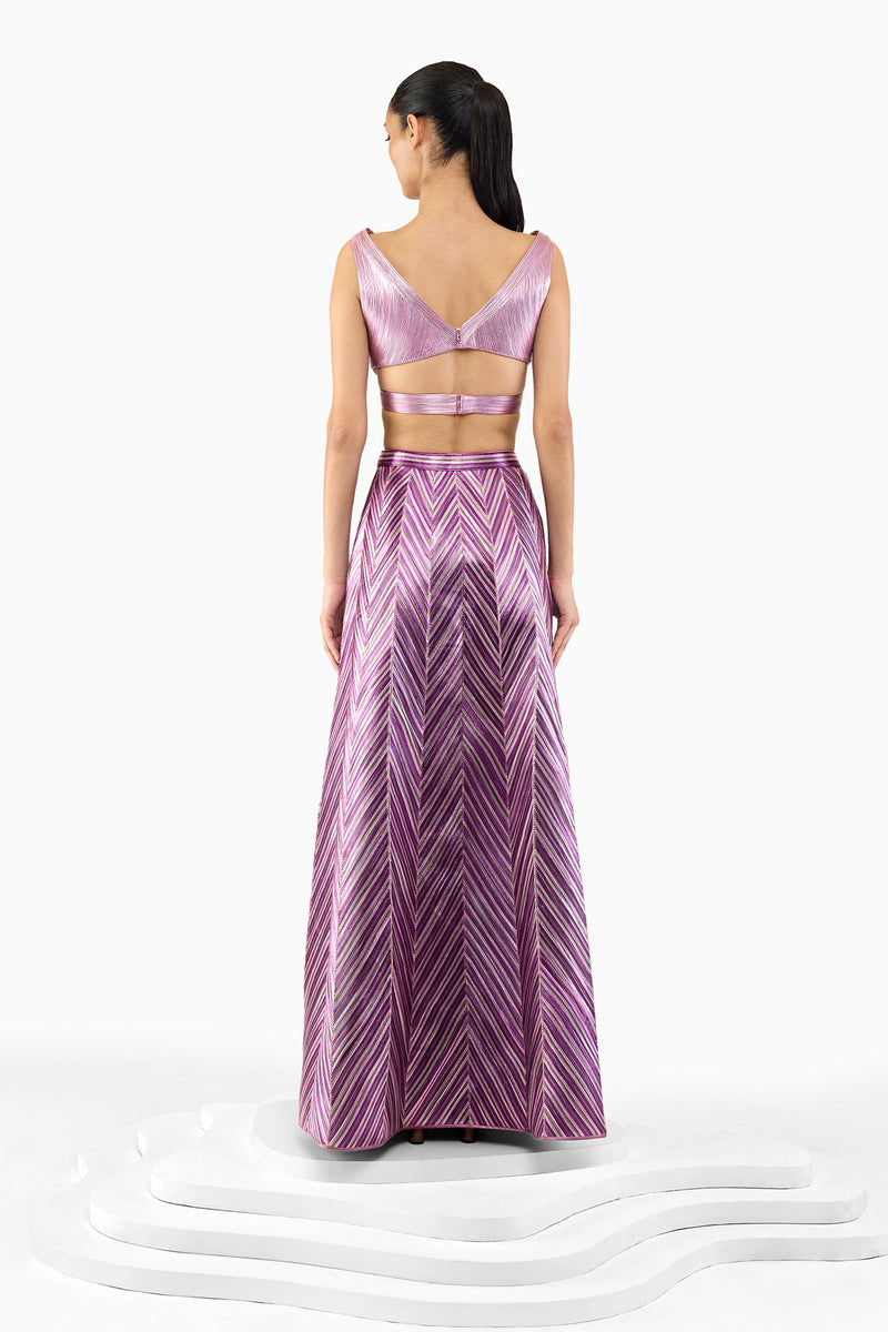 CANDY CHEVERON LEHENGA – Rimzim Dadu